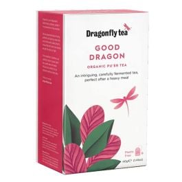 Dragonfly Tea Good Dragon Organic Pu'er Tea 20 Sachets | G Baldwin & Co