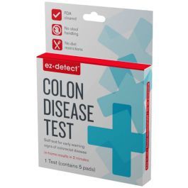 EZ+Detect Colon Disease Test - 1 Test (contains 5 pads) | G Baldwin & Co