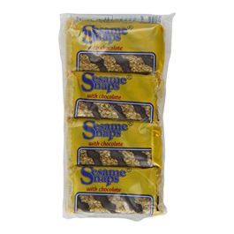 Sesame Snaps - with Chocolate Bar 4x 30g pack | G Baldwin & Co