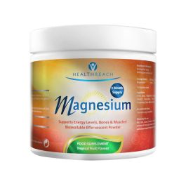 Healthreach Magnesium Effervescent Powder Tropical Fruit Flavour 150g ...