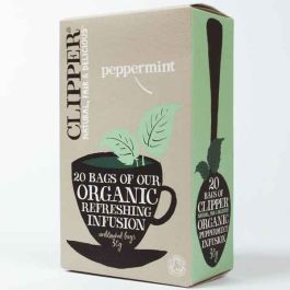 Clipper Organic Peppermint Tea 20 Teabags | G Baldwin & Co