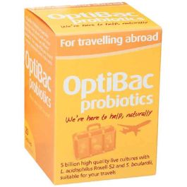 Optibac Probiotics For Travelling Abroad 20 Capsules | G Baldwin & Co