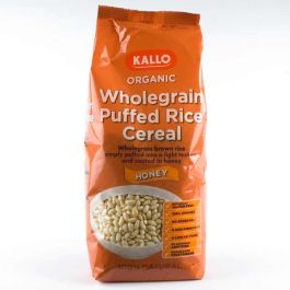 Kallo Puffed Rice Cereal Honey 275g | G Baldwin & Co