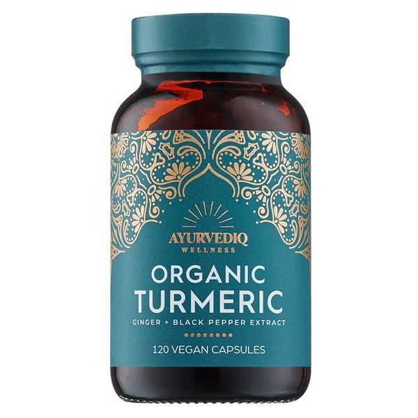 Ayurvediq Organic Turmeric 120 capsules | G Baldwin & Co