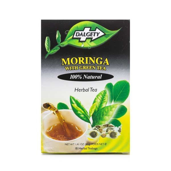 Dalgety Moringa with Green Tea 18 Tea Bags | G Baldwin & Co