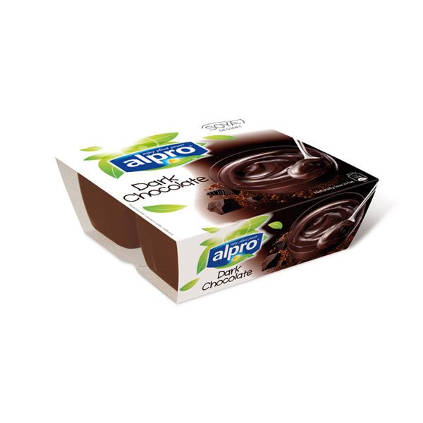Alpro Dark Chocolate Soya Dessert 4 x 125g | G Baldwin & Co