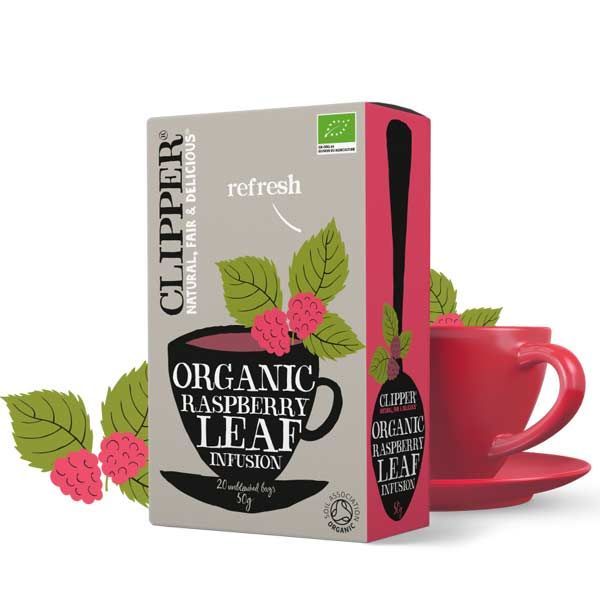 Clipper Organic Raspberry Leaf Infusion 20 Teabags | G Baldwin & Co