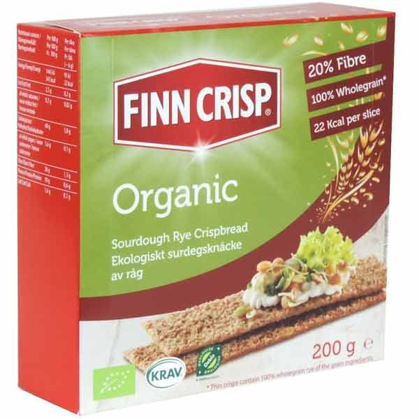 Finn Crisp Organic Rye Crispbread 200g | G Baldwin & Co