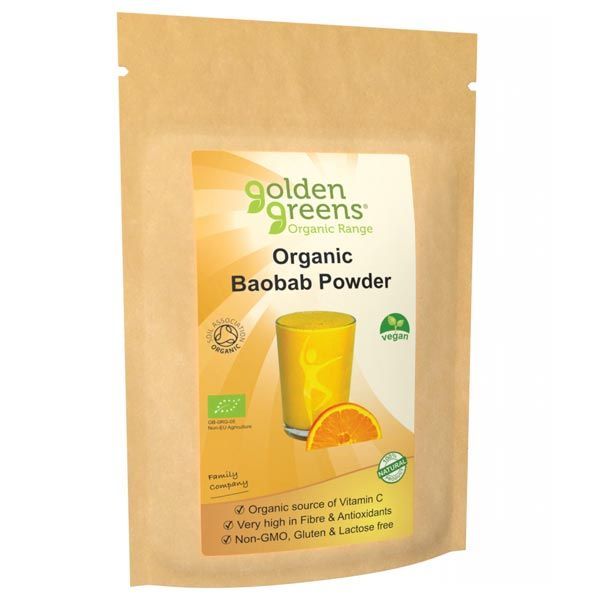 Golden Greens Organic Baobab Powder 200g | G Baldwin & Co