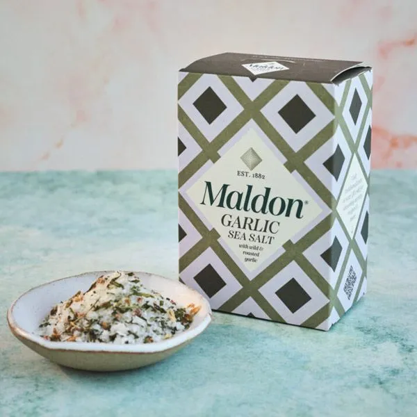 Maldon Garlic Sea Salt 100g | G Baldwin & Co