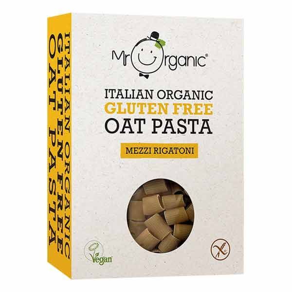 Mr Organic Gluten Free Oat Mezzi Rigatoni Pasta 340g | G Baldwin & Co