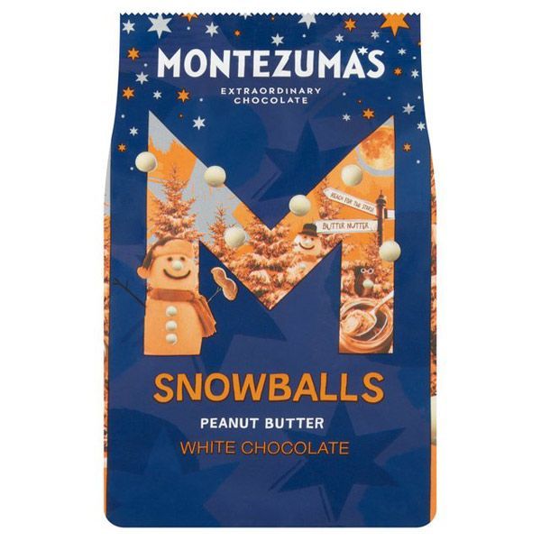 Montezumas White Chocolate Peanut Butter Snowballs 150g | G Baldwin & Co