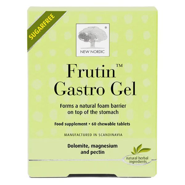 New Nordic Frutin Gastro Gel 60 chewable tablets | G Baldwin & Co