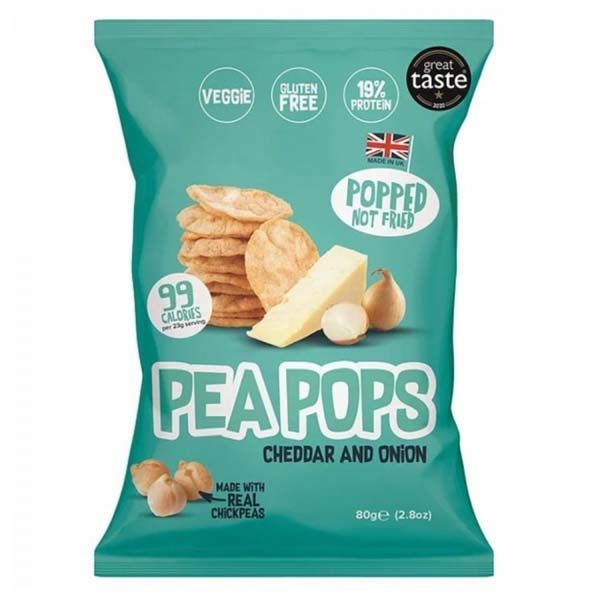 Pea Pops Cheddar and Onion 23g | G Baldwin & Co