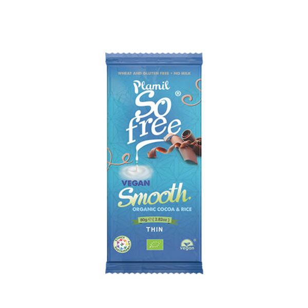 Plamil Foods - So Free Organic Milk Chocolate Alternative Thin 80g | G ...