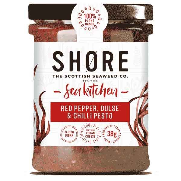 Shore Red Pepper Dulse & Chilli Pesto 180g | G Baldwin & Co
