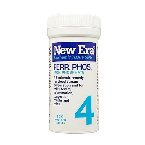 New Era No.4 Ferr Phos 450 Tissue Salts | G Baldwin & Co