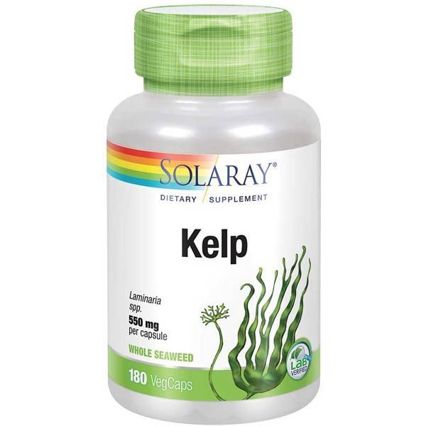 Solaray Kelp 550mg 60 Vegecaps | G Baldwin & Co