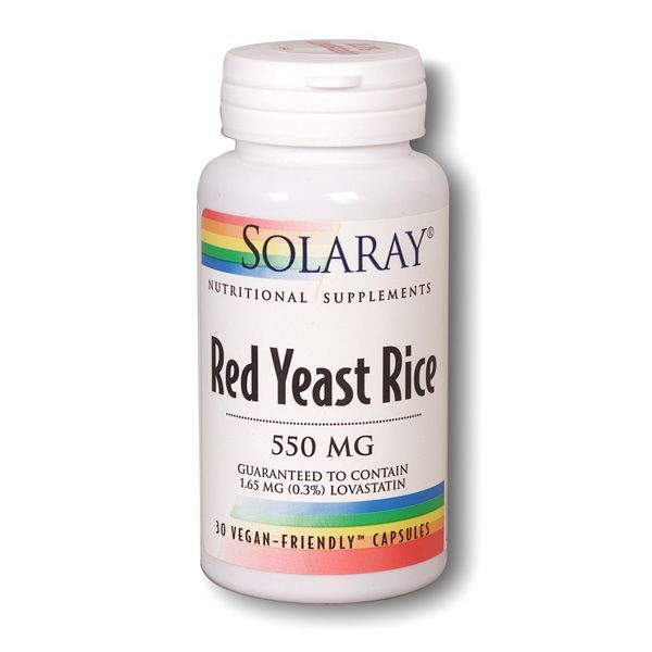 Solaray Red Yeast Rice 600mg 30 Capsules | G Baldwin & Co