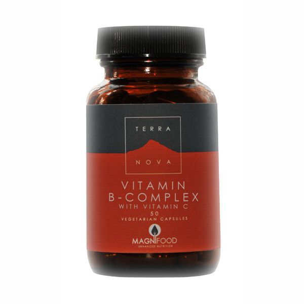 Terranova B Complex With Vitamin C 50 Vegetarian Capsules | G Baldwin & Co
