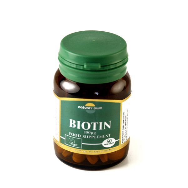Natures Own Biotin 50 Vegan Tablets | G Baldwin & Co