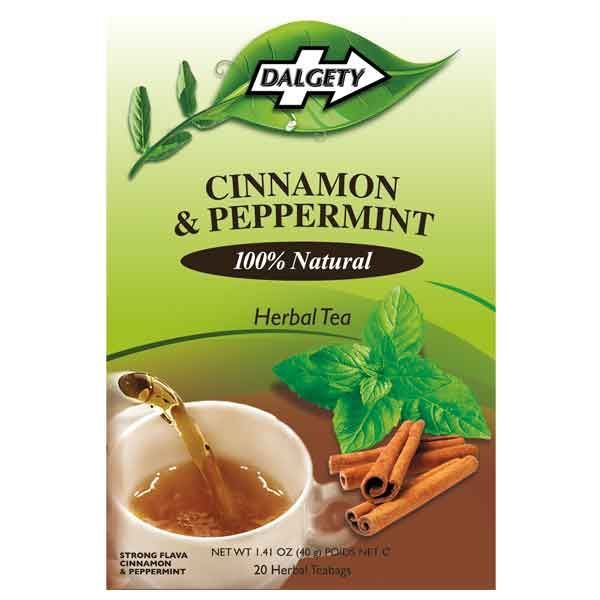 Dalgety Cinnamon & Peppermint 18 Herbal Tea Bags | G Baldwin & Co