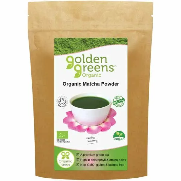 Golden Greens Organic Matcha Green Tea Powder | G Baldwin & Co
