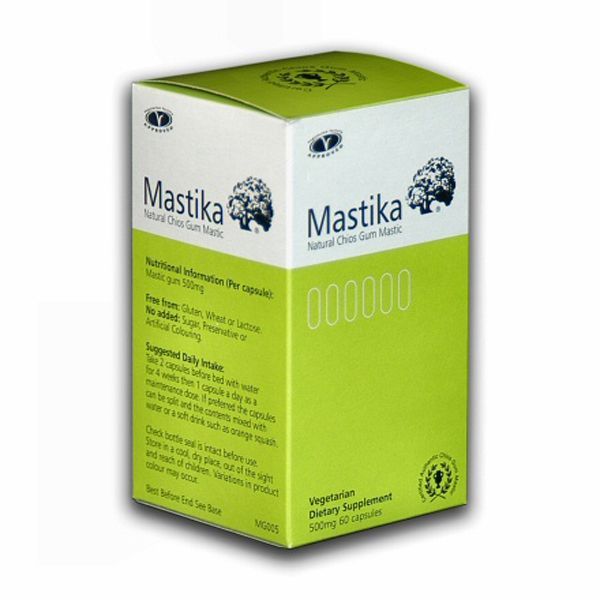 Mastika Gum Mastic Capsules 500mg 60 Capsules | G Baldwin & Co