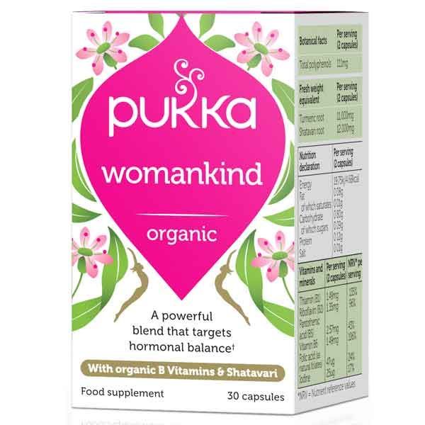 Pukka Womankind Capsules | G Baldwin & Co | G Baldwin & Co