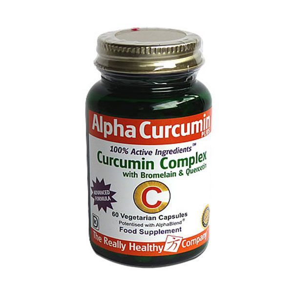 The Really Healthy Company Alpha Curcumin Plus 60 Vegetarian Capsules ...