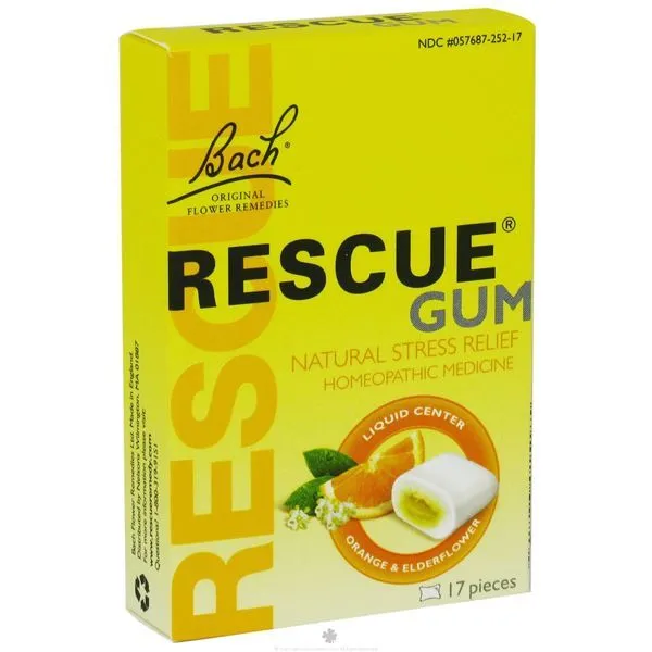 Bach Flower Rescue Remedy Chewing Gum | G Baldwin & Co