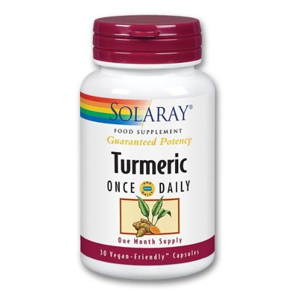 Solaray Turmeric 'once-daily' 30 Vegan Capsules | G Baldwin & Co
