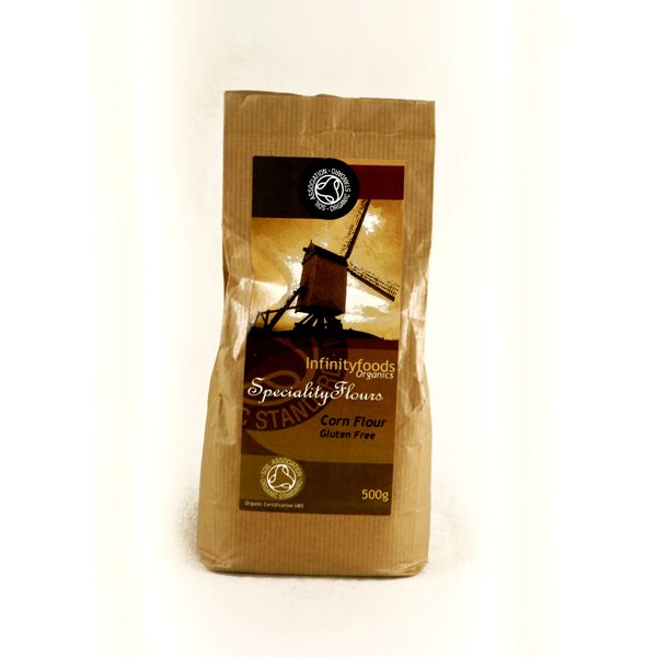 Infinity Foods Organic Corn Flour 500g | G Baldwin & Co